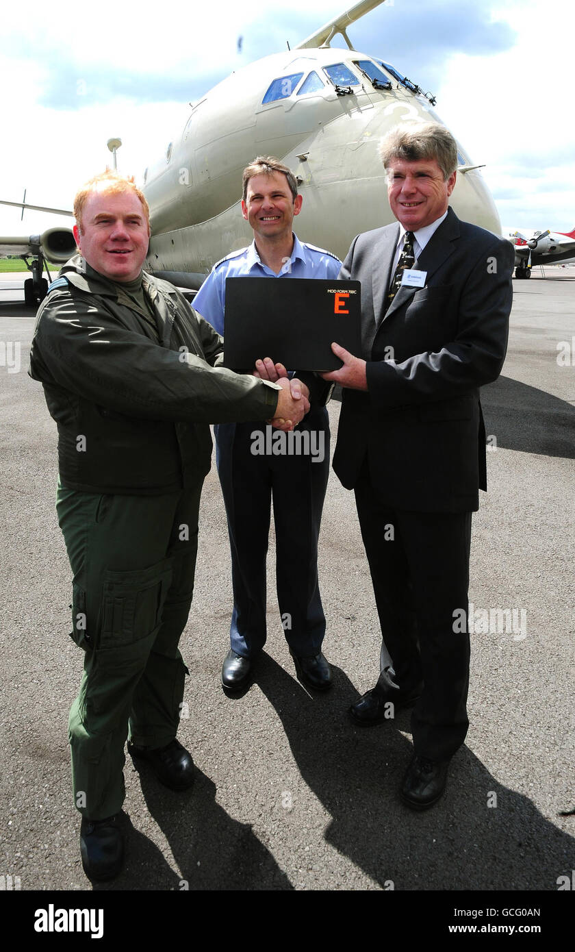 The official handover of an ex Royal Air Force Nimrod MR2 ...