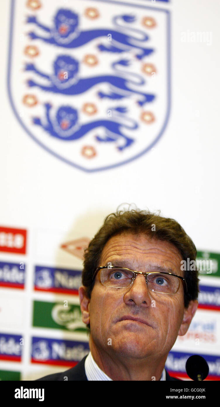 Soccer england 2010 fifa world cup squad announcement wembley stadium ...