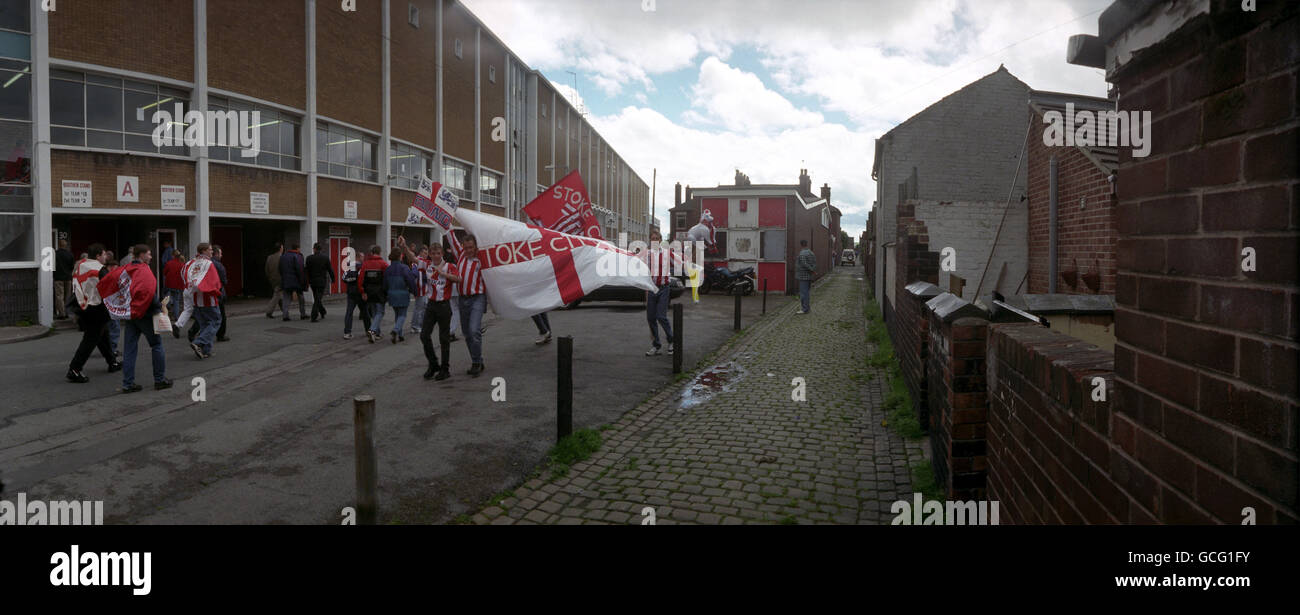 The victoria ground stoke stadium view hi-res stock photography and ...