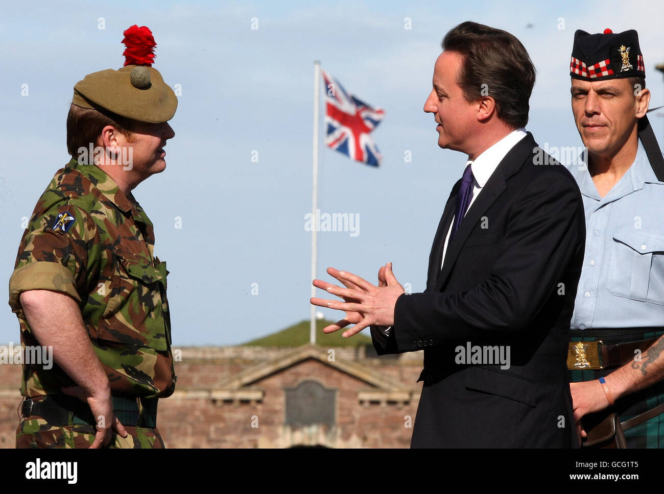 Cameron visits Scotland Stock Photo - Alamy