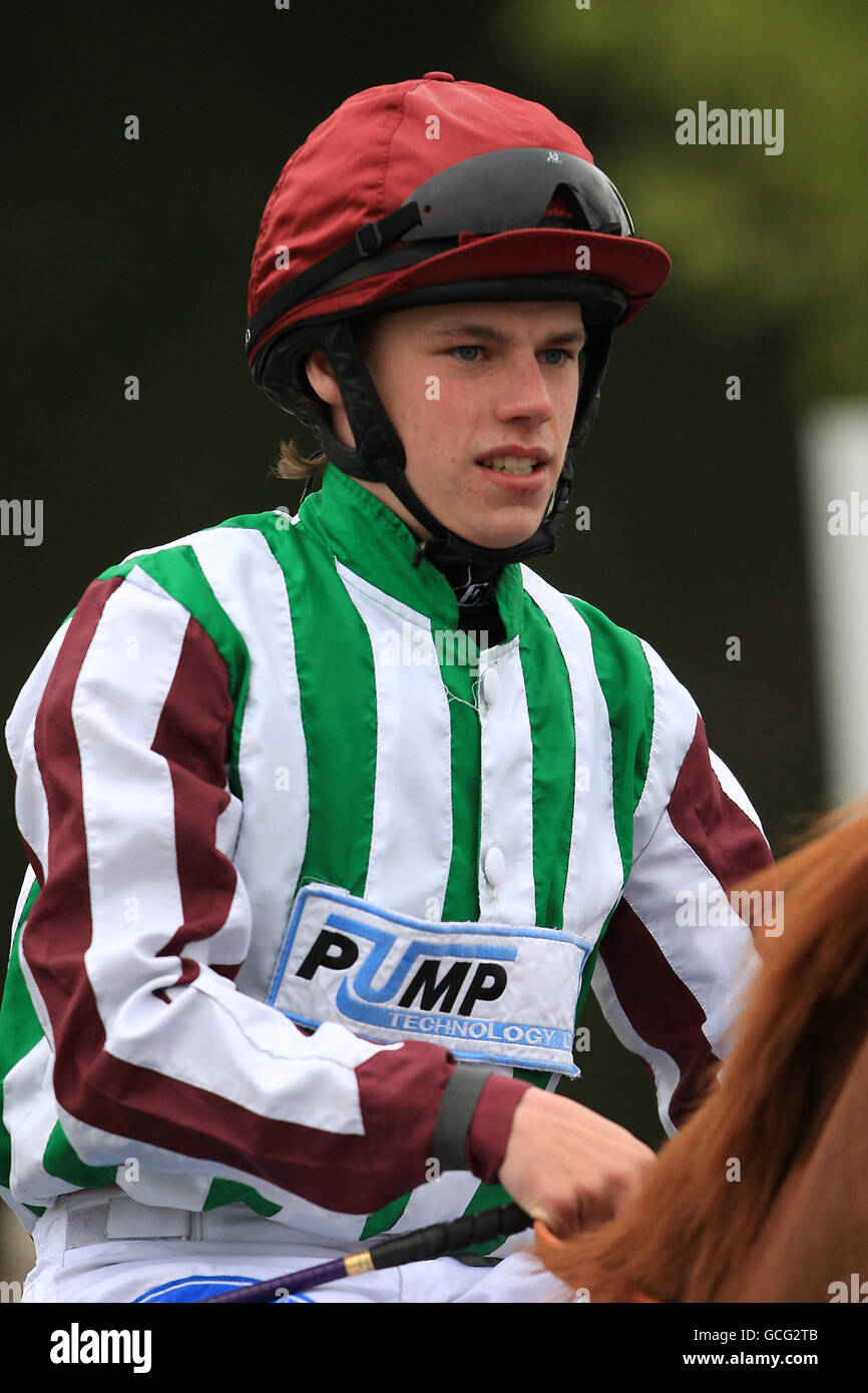 Mid length half headshot head shot portrait horse racing hi-res stock ...