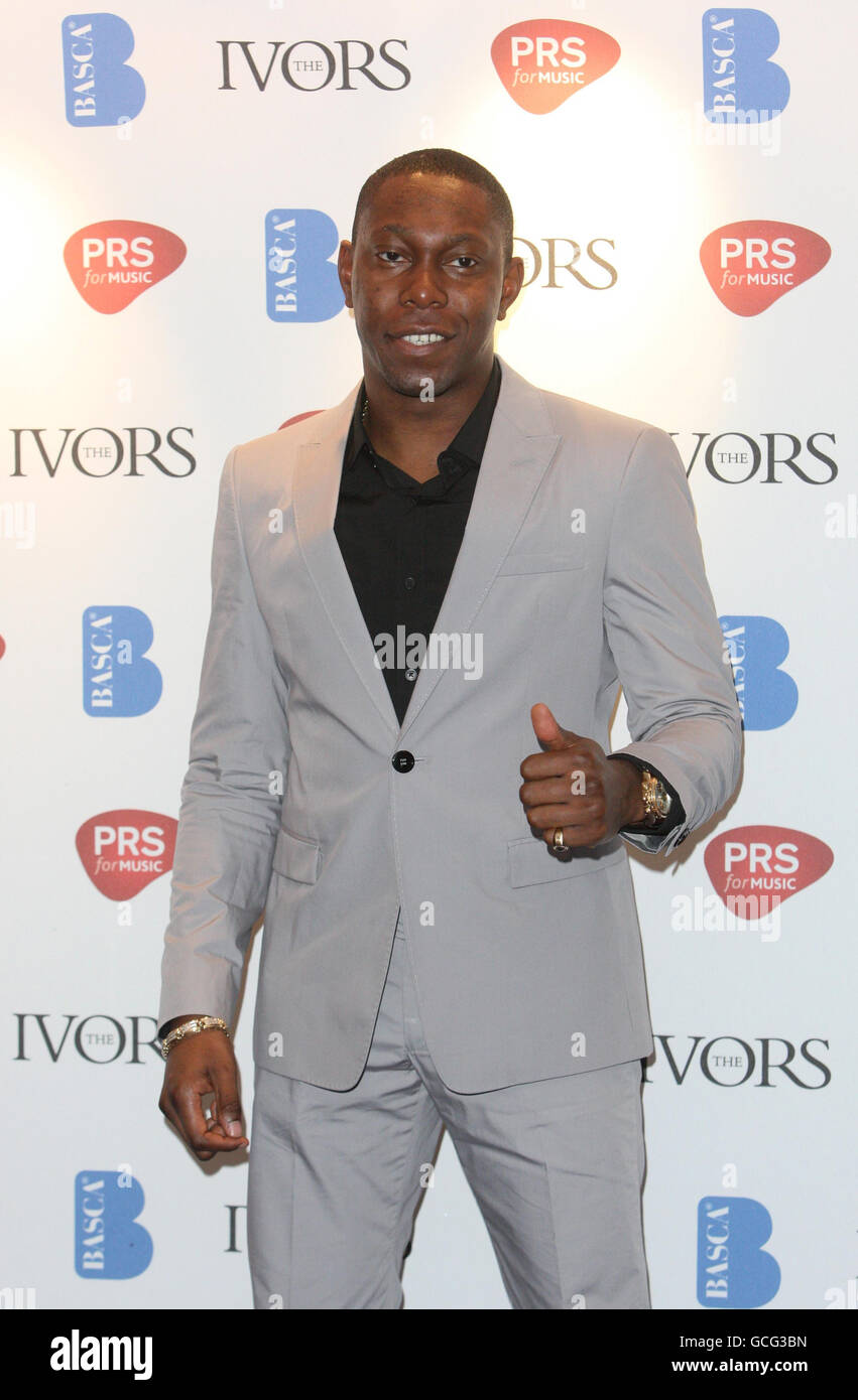 Ivor Novello Awards - London. Dizzee Rascal arrives at the Ivor Novello ...