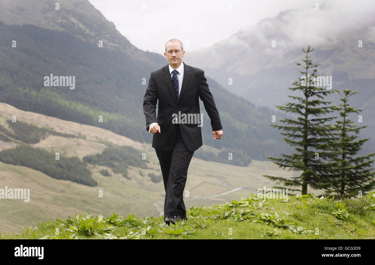 Detective Chief Inspector Gary Flannigan during a press call at an area ...