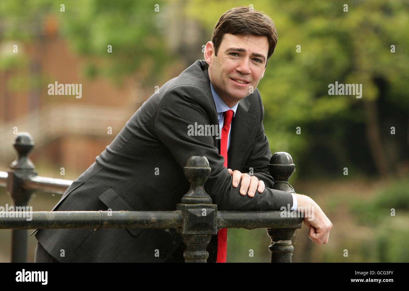 Labour MP Andy Burnham poses for photographers following the launch for ...