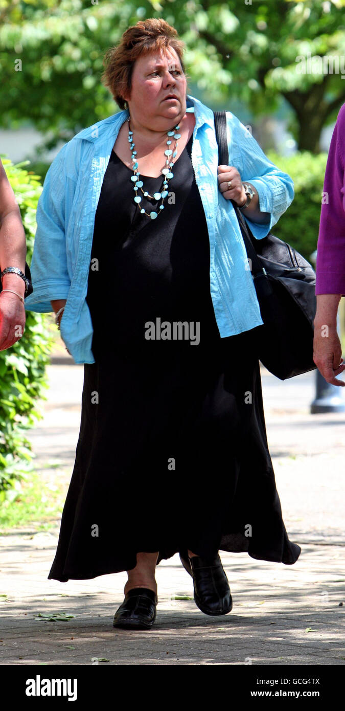 Gill Flack, mother of quadriplegic Kyle Flack arrives at Basildon Crown ...
