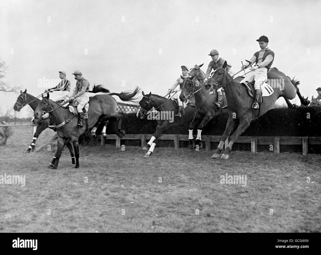 Steeplechase Black and White Stock Photos & Images - Alamy