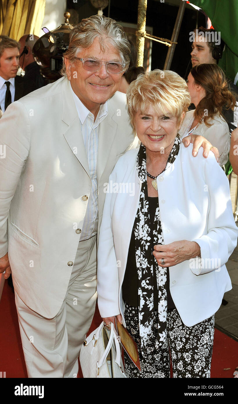 Gloria Hunniford and husband Stephen Way arrive at the BFI Imax Cinema ...