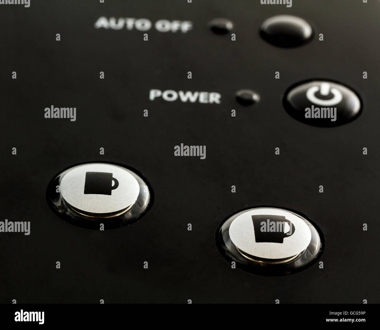 Coffee machine buttons hi-res stock photography and images - Alamy
