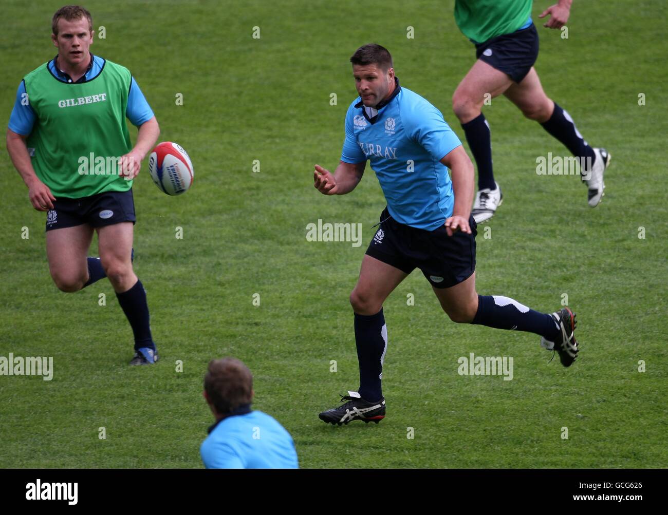 Rugby Union - Scotland Sevens' Captains Run - Murrayfield Stock Photo ...
