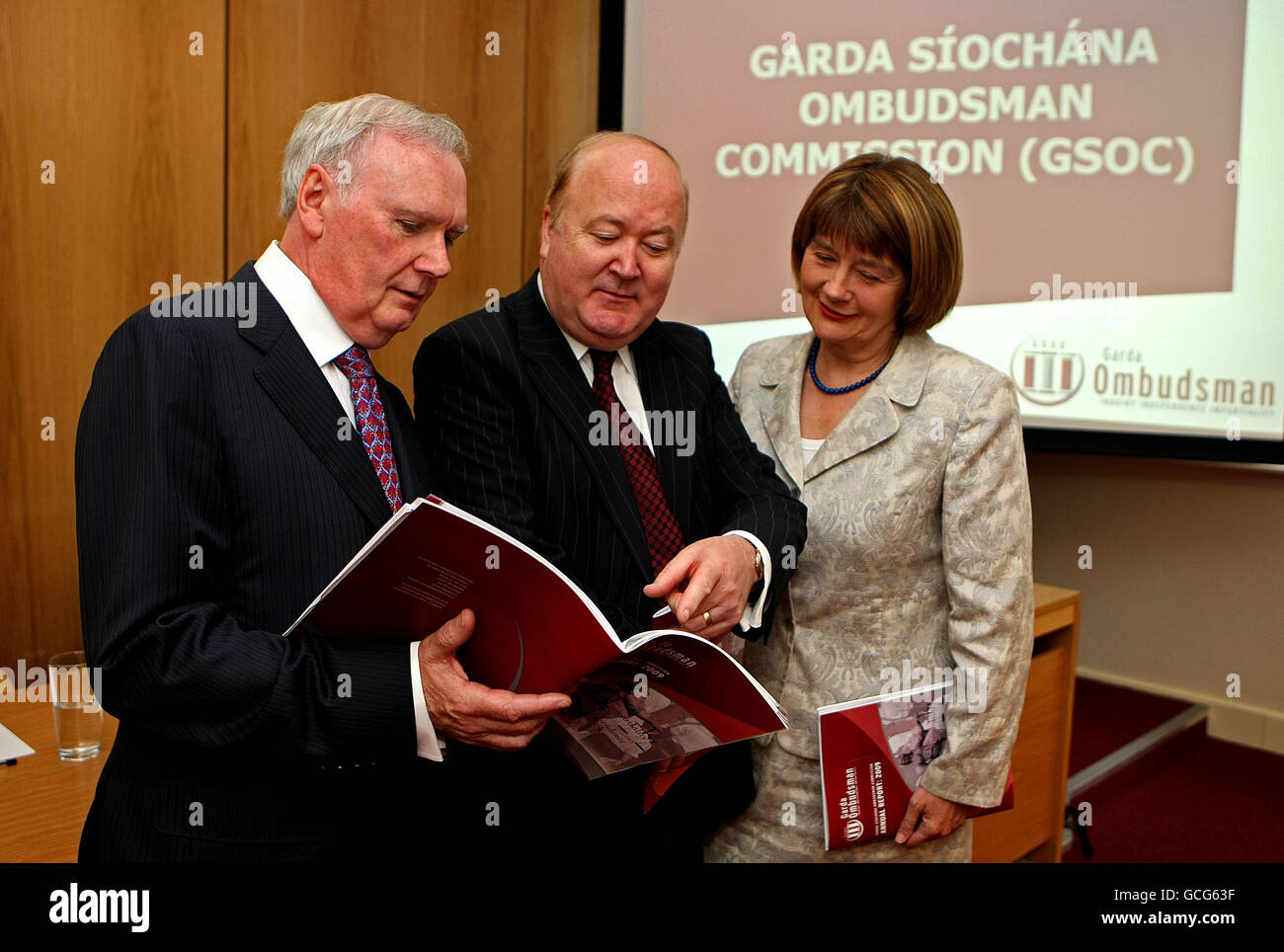 (from left) Chair Dermot Gallagher, Conor Brady and Carmel Foley at the ...