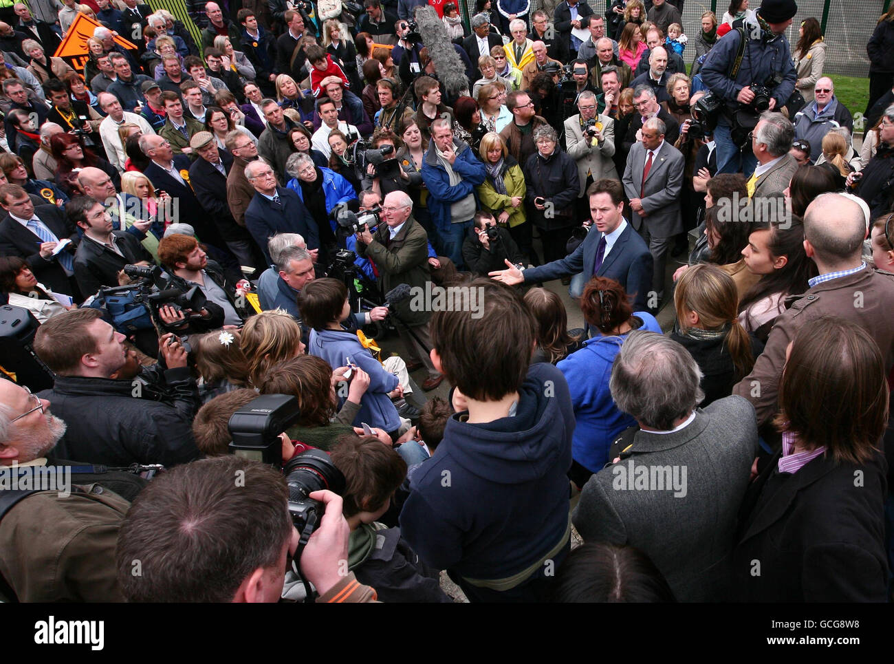 2010 General Election campaign May 2nd Stock Photo - Alamy
