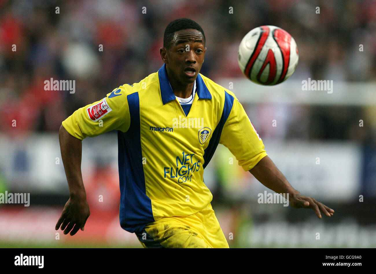Leeds United's Sanchez Watt during the Coca-Cola League One Match at ...
