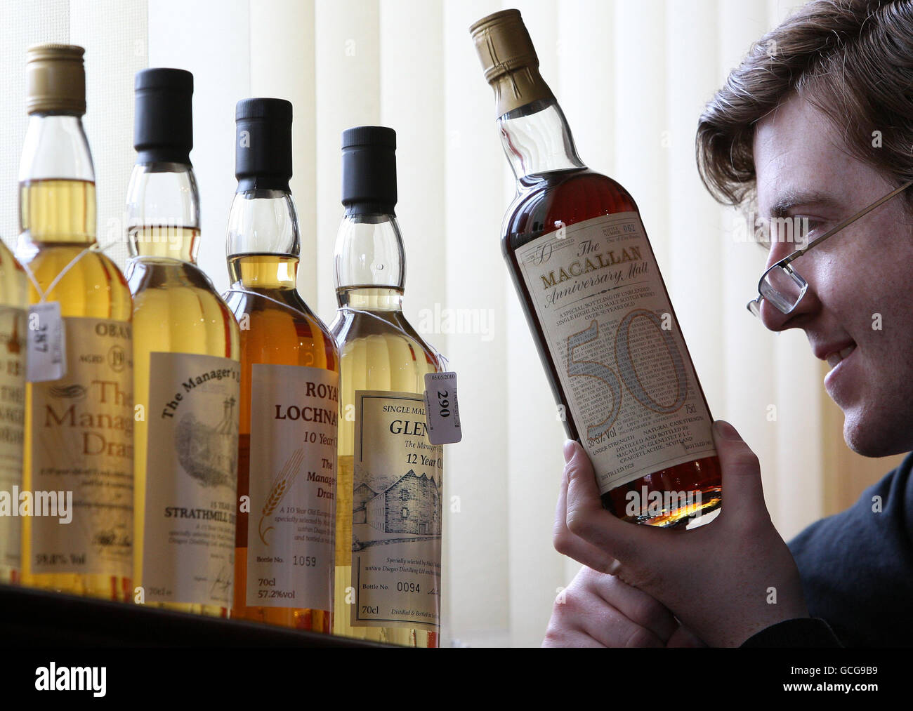 Rare and Collectable Whisky auction Stock Photo - Alamy