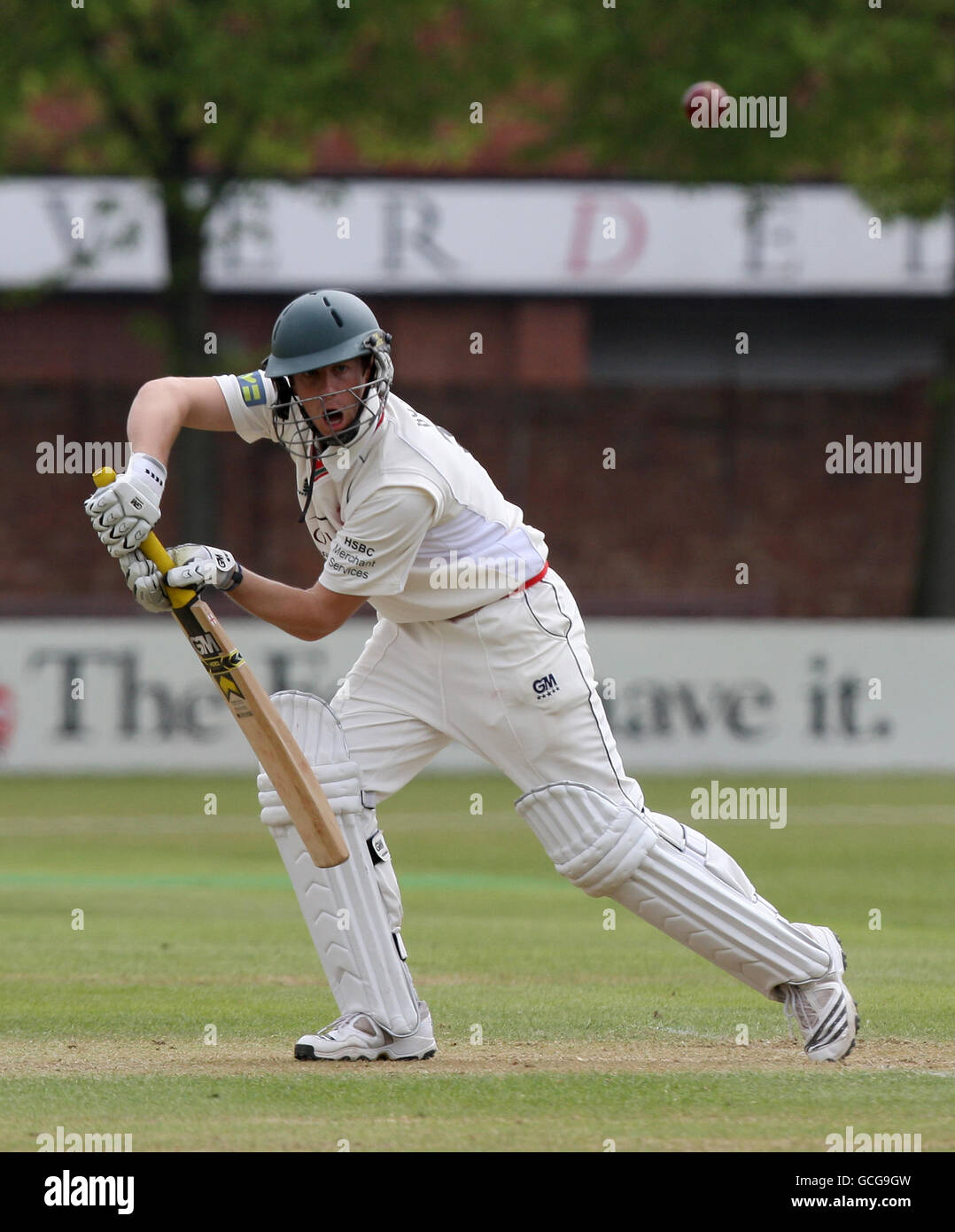Leicestershire's Matthew Boyce on his way to a score of 19 Stock Photo ...