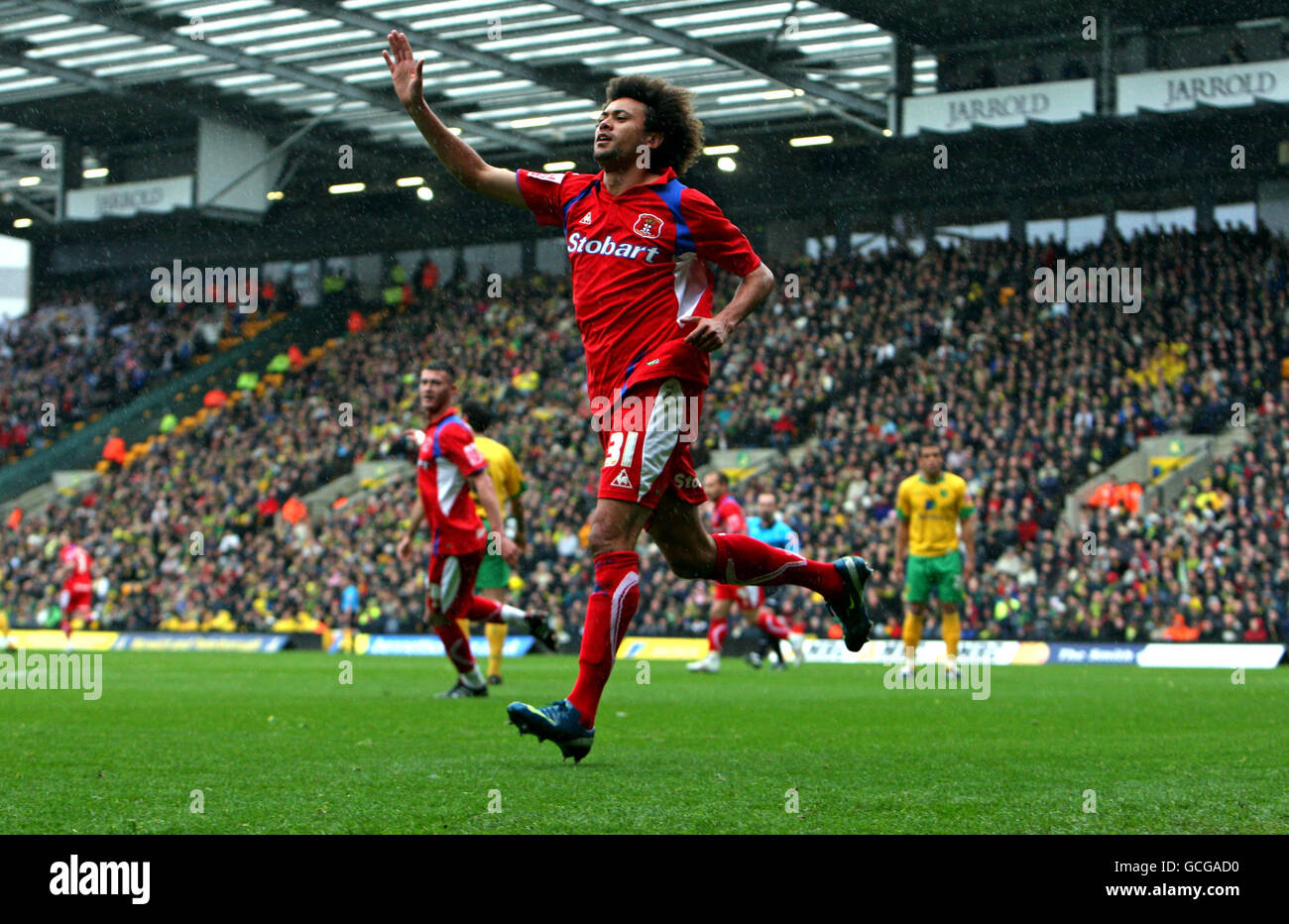 Carlisle United's Jason Price celebrates his goal during the Coca Cola ...