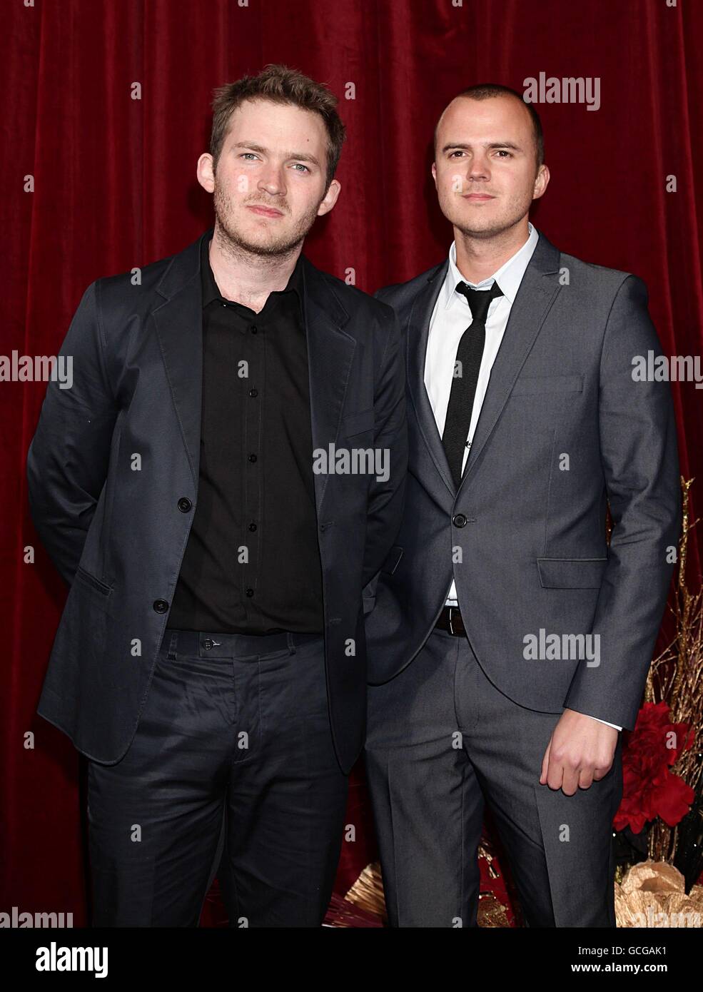 Matt Littler (left) and Darren Jeffries arriving for the 2010 British ...