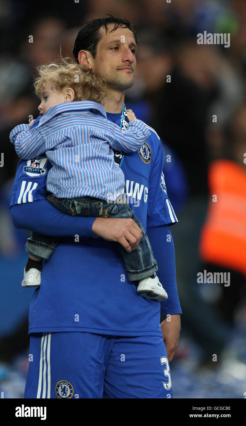 Chelsea's Juliano Belletti celebrates winning the Premier League Stock ...