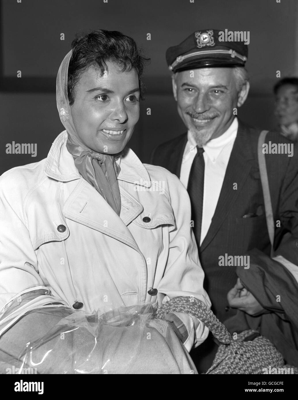 Singer lena horne and her husband lennie hayton hi-res stock ...