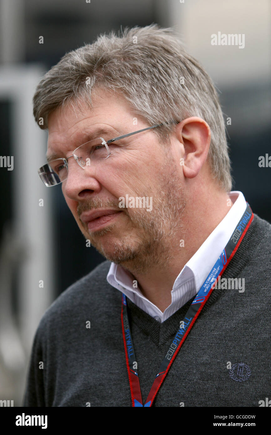 Mercedes principle Ross Brawn during the Paddock Day at the Catalunya ...