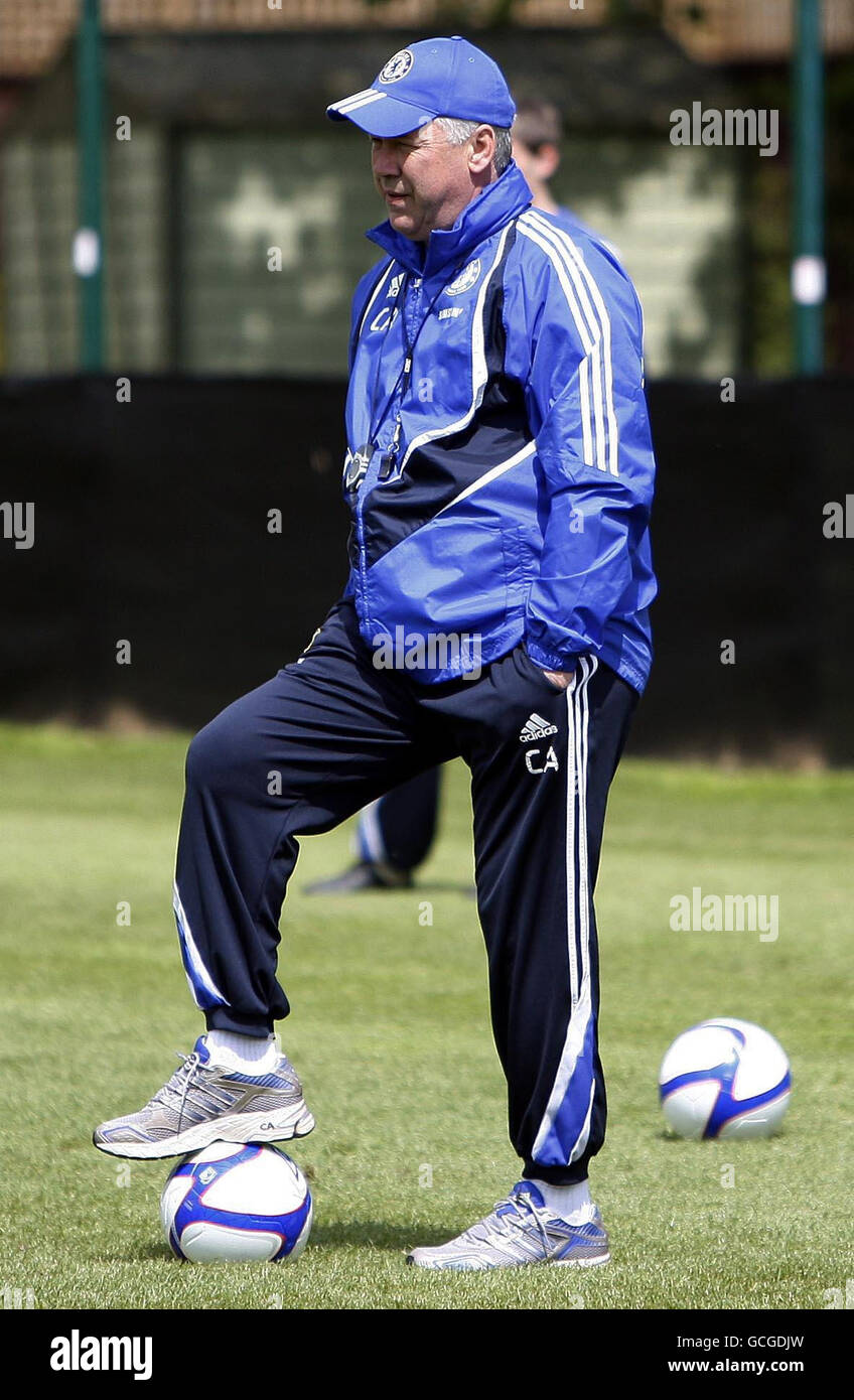 Soccer chelsea media day cobham training ground hi-res stock ...