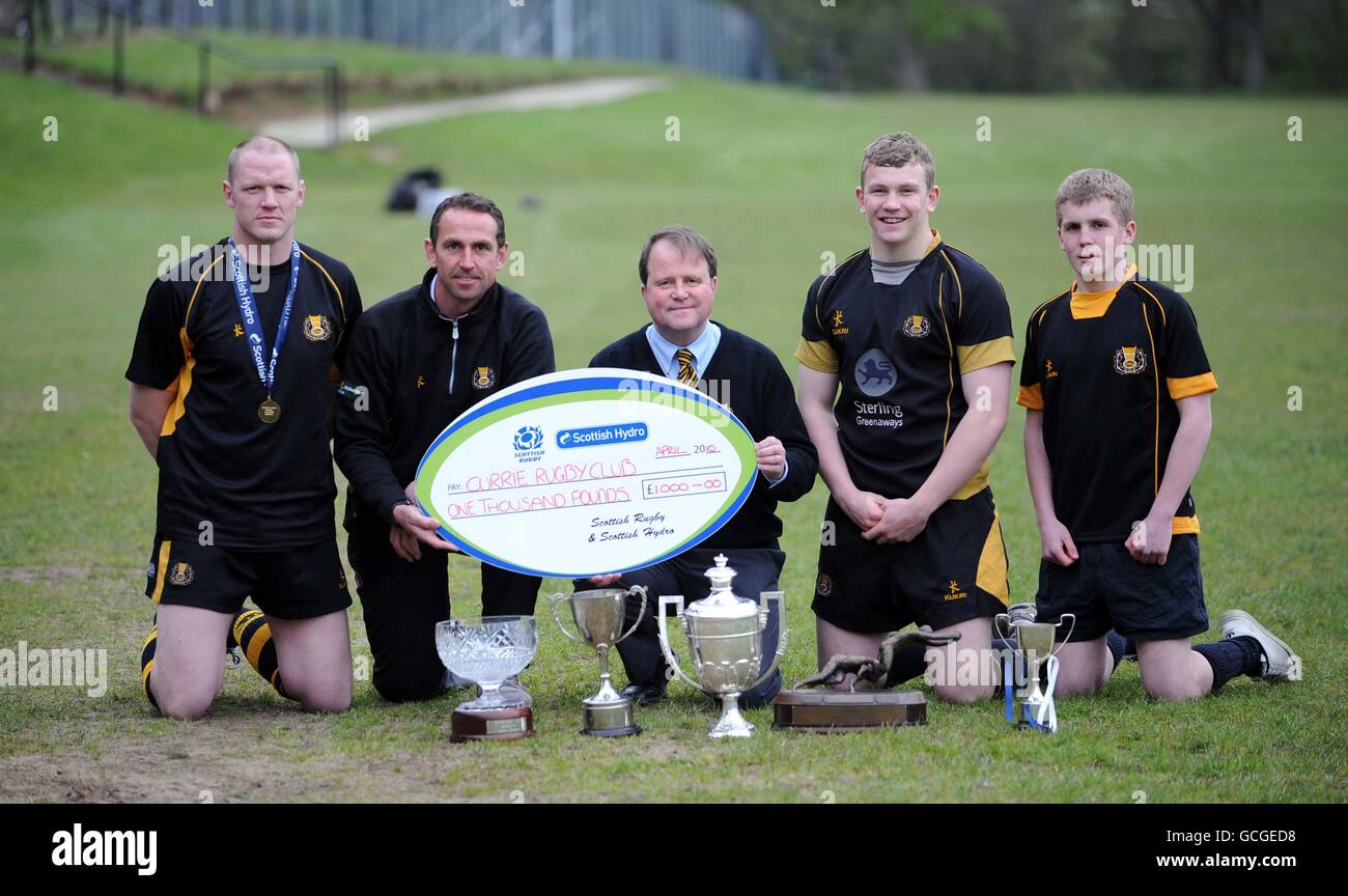 Scottish rugby union club month presentation hi-res stock photography ...