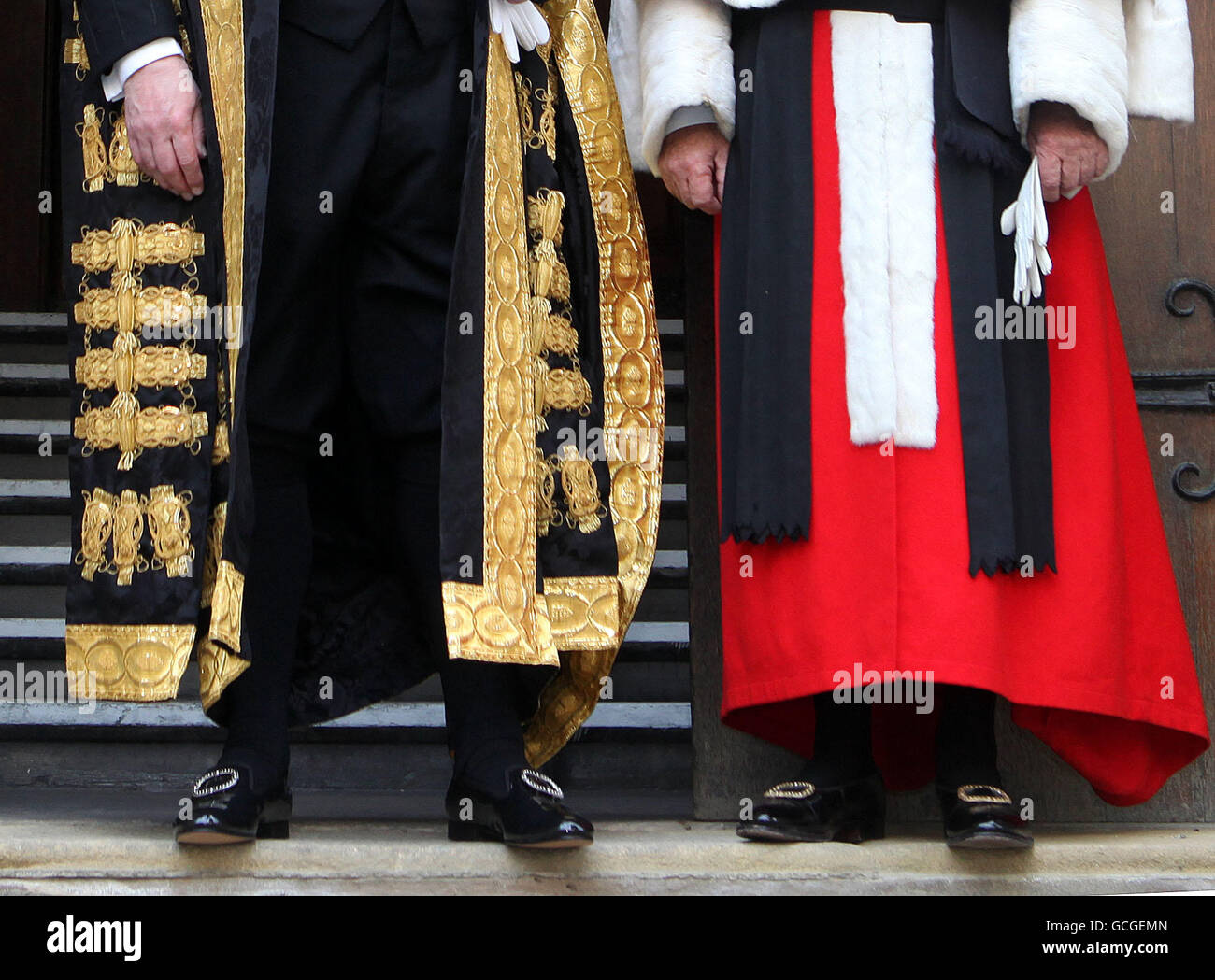 The robes and shoes of Rt Hon. Kenneth Clarke QC and the Lord Chief ...