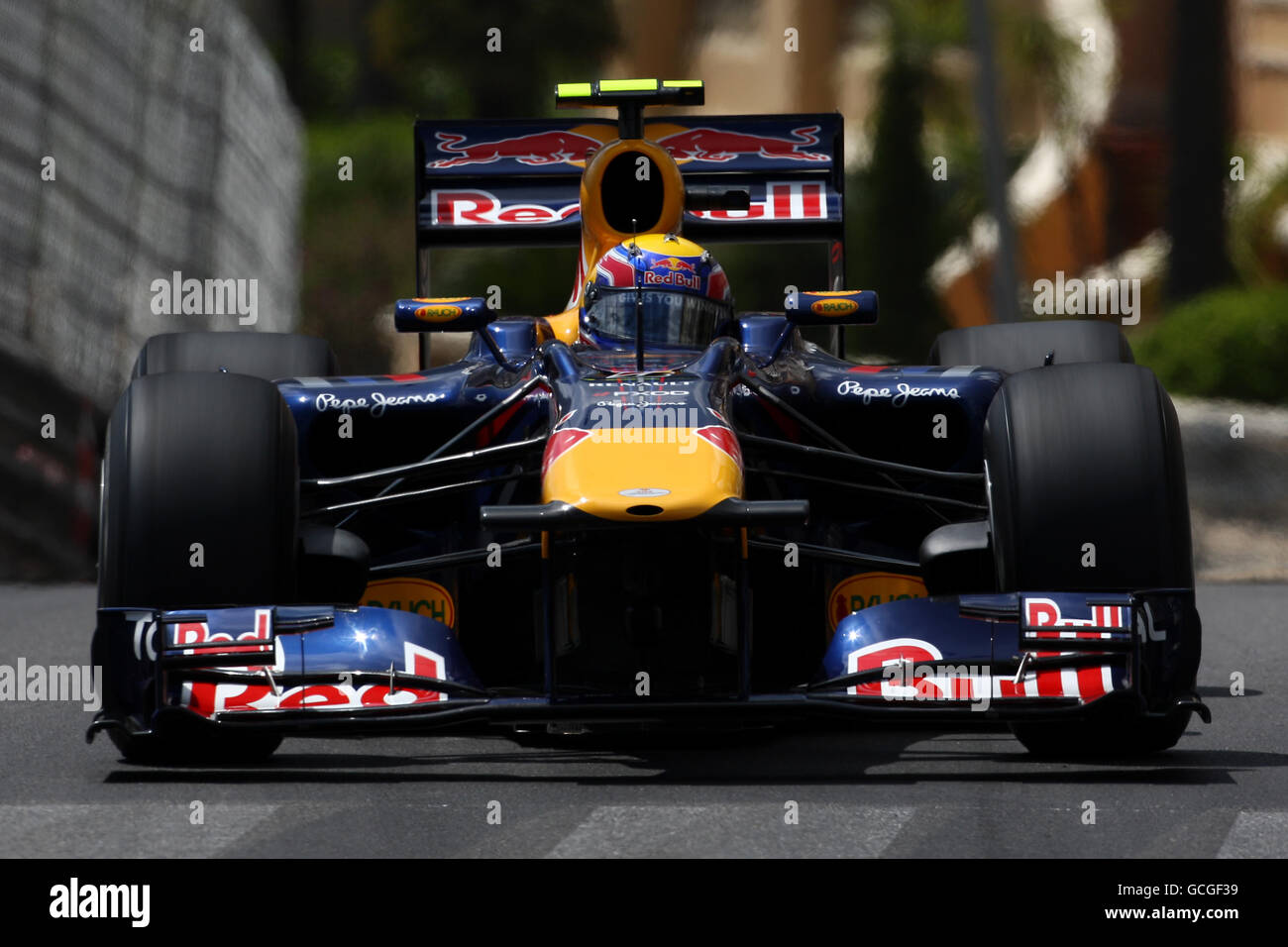 Red bulls mark webber monaco grand prix circuit de monaco hi-res stock ...