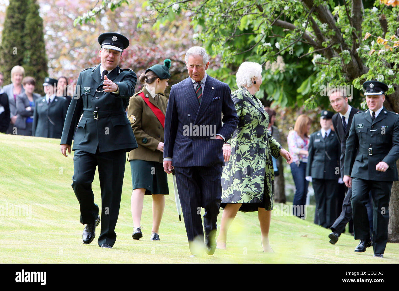The Prince of Wales with Matt Baggott (left), Chief Constable of the ...