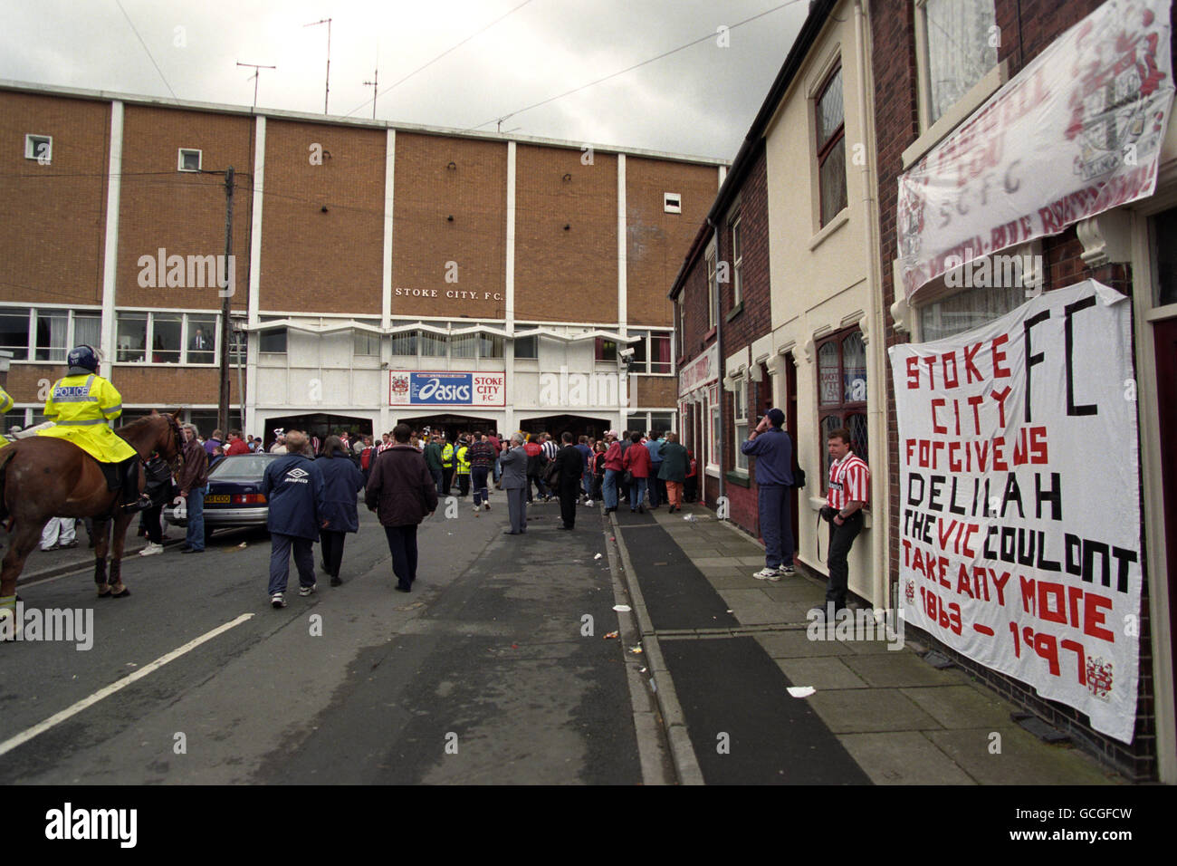 The victoria ground stoke stadium view hi-res stock photography and ...