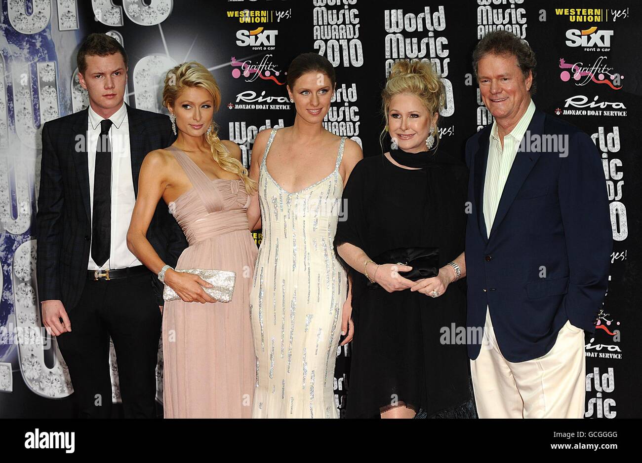 Barron Nicholas Hilton (far right), Paris Hilton (second left), Nicky ...