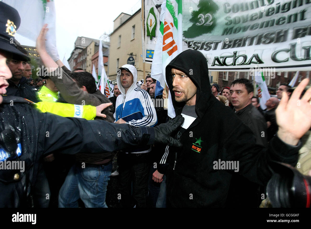 News protest bank ireland hi-res stock photography and images - Alamy