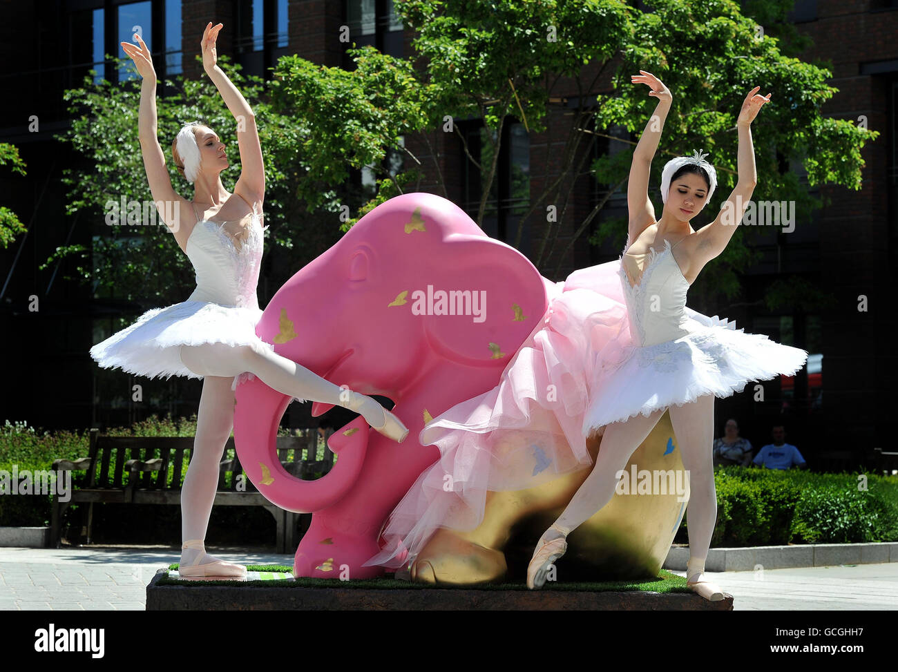 London Elephant Parade Stock Photo - Alamy