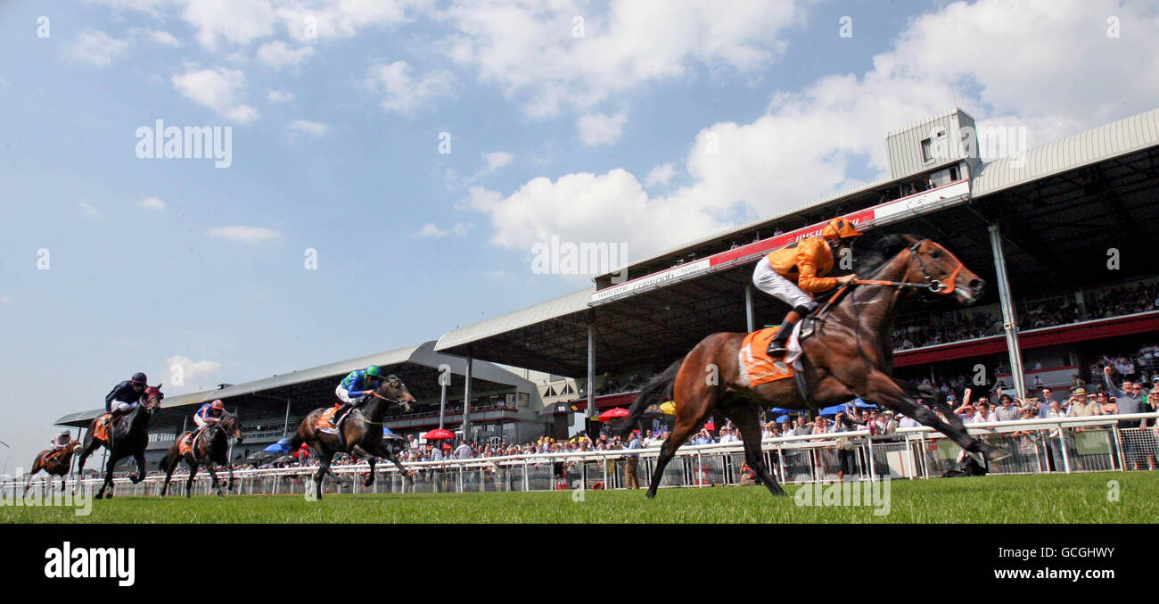 Canford Cliffs ridden by Richard Hughes wins the Abu Dhabi Irish 2000 ...