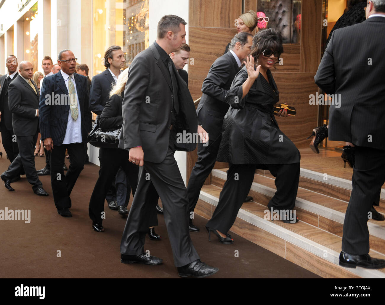 Louis Vuitton Store Opening - London Stock Photo - Alamy