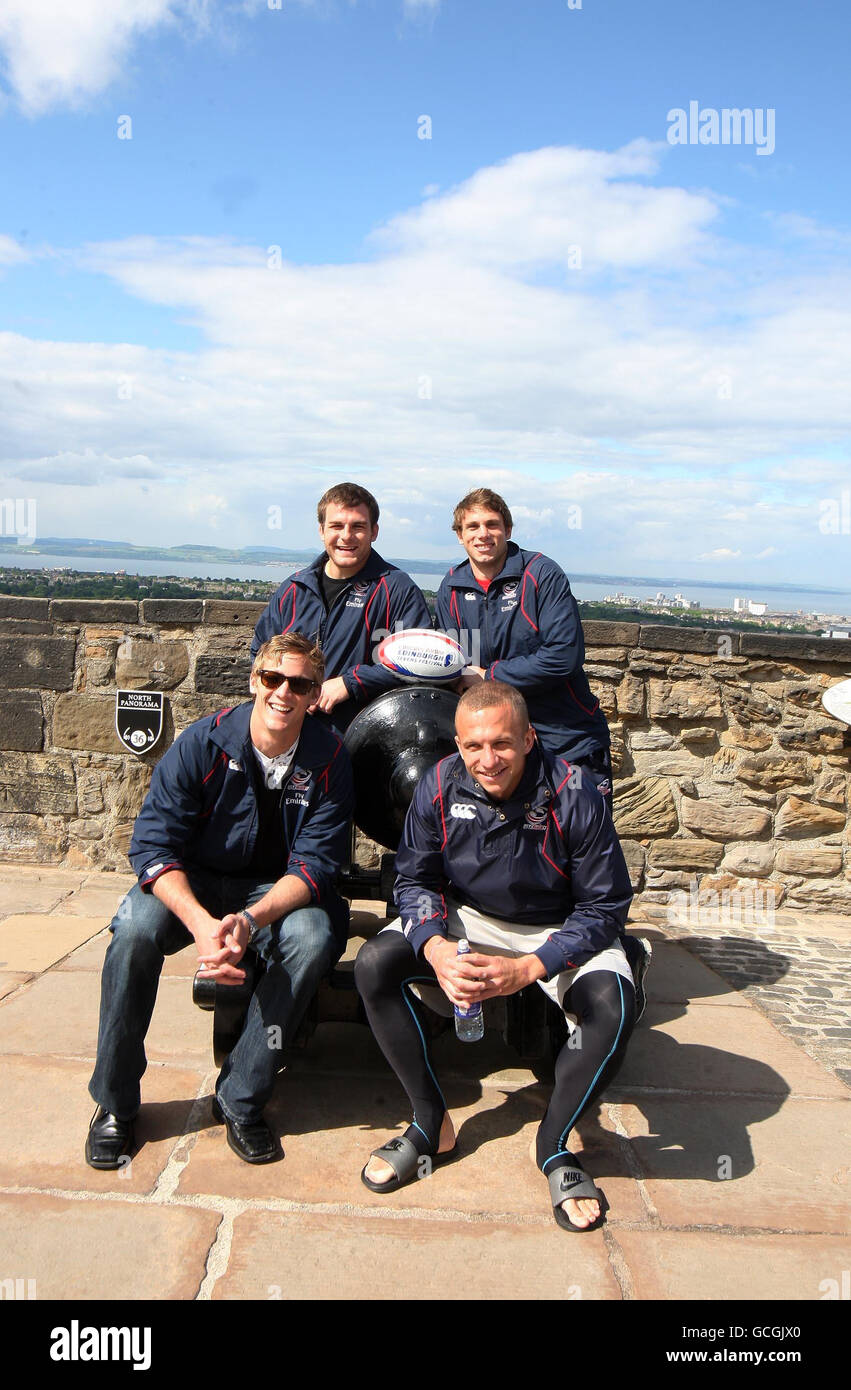 Blaine scully alex ross during the photocall at edinburgh castle hi-res ...