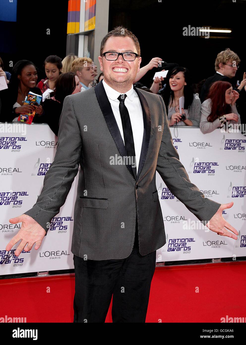 Alan Carr arriving for the 2010 National Movie Awards at the Royal ...