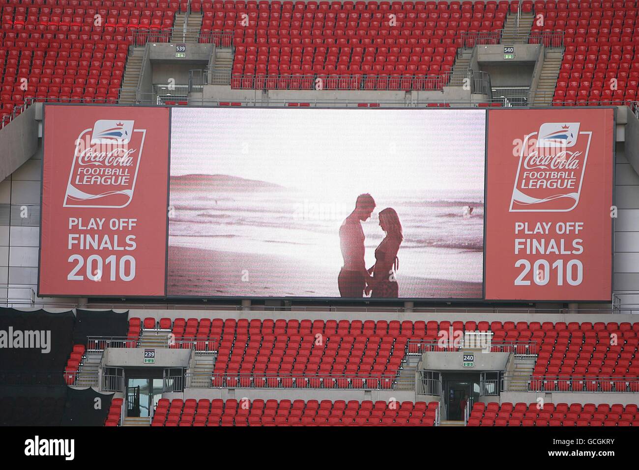 Football stadium advertising hi-res stock photography and images - Alamy