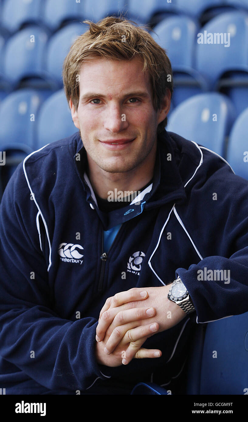 Rugby Union - Scotland XV Team Announcement - Murrayfield Stock Photo ...