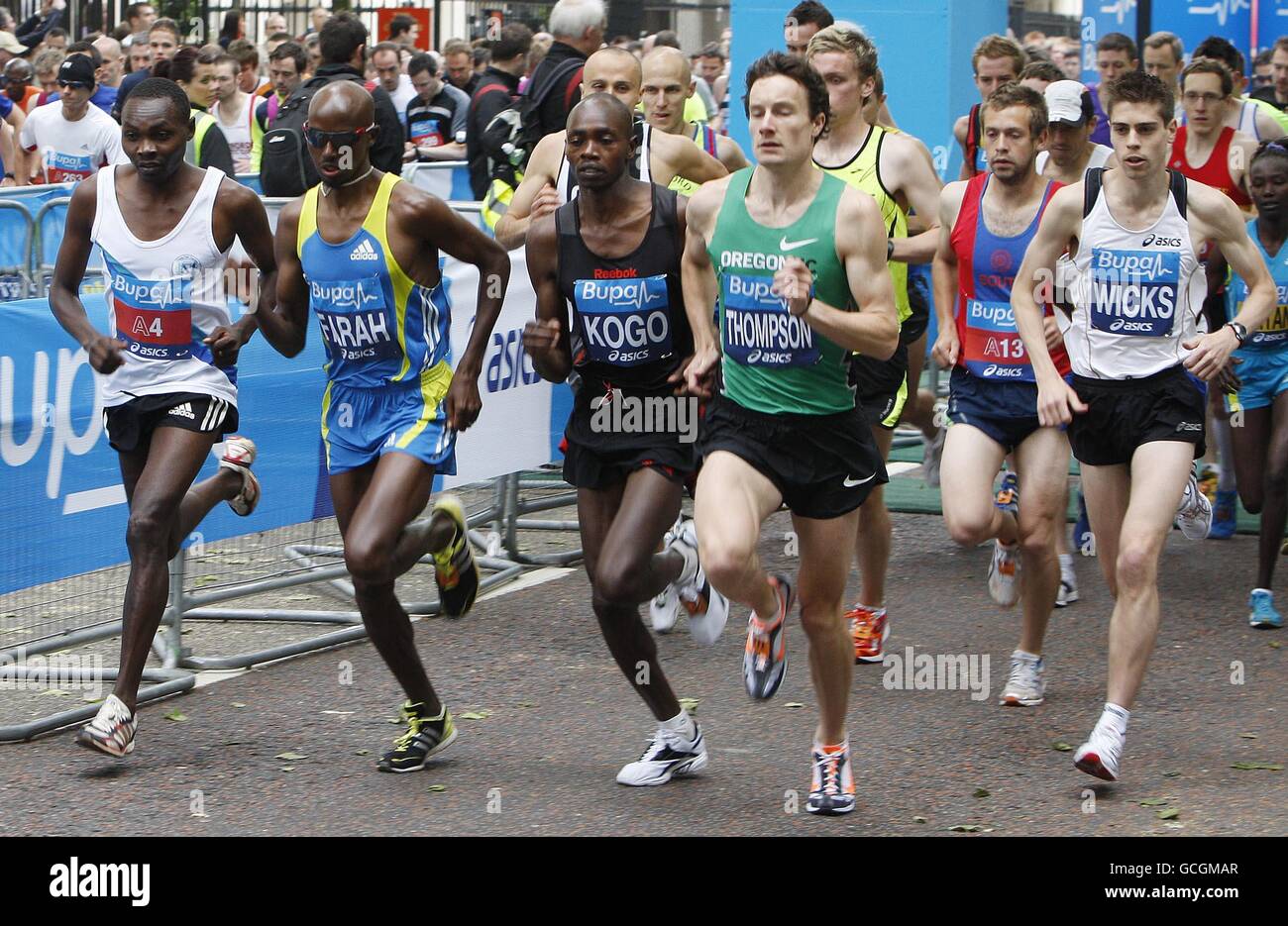 Athletics - Bupa London 10,000 - London Stock Photo - Alamy