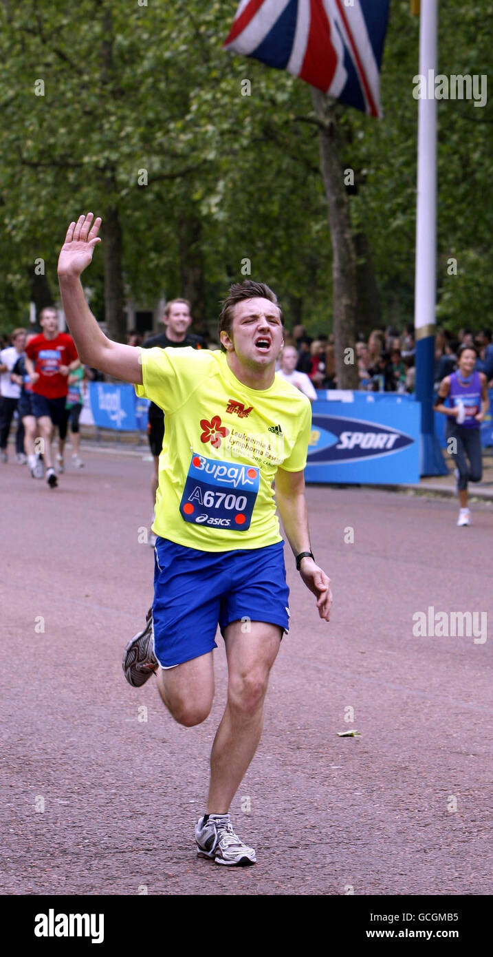 Coronation Street actor Craig Gazey during the Bupa London 10,000 in ...