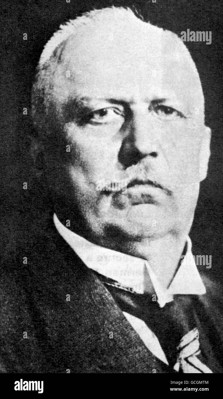 Erich ludendorff german military Black and White Stock Photos & Images ...