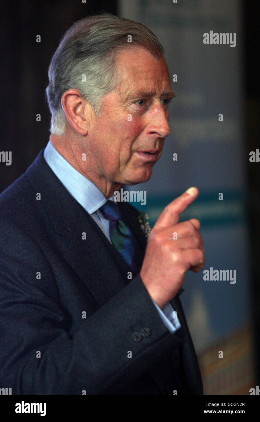The Prince of Wales, known as the Duke of Rothesay in Scotland, attends ...