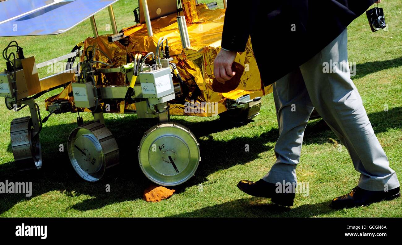 A development model of the Mars Rover, called Bridget, at the ...
