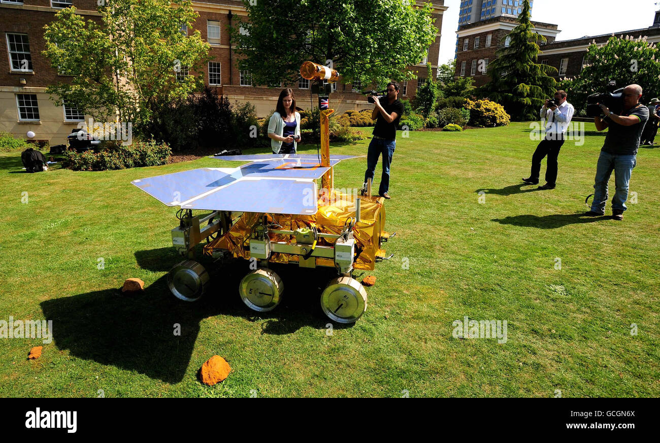 A development model of the Mars Rover, called Bridget, at the ...