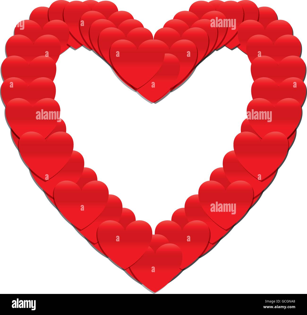love heart shape romantic icon Stock Vector Image & Art - Alamy