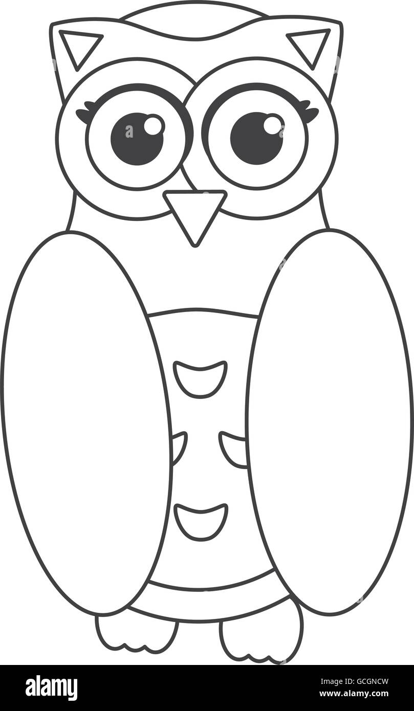 Owl bird flat icon, wisdom symbol Stock Vector Image & Art - Alamy