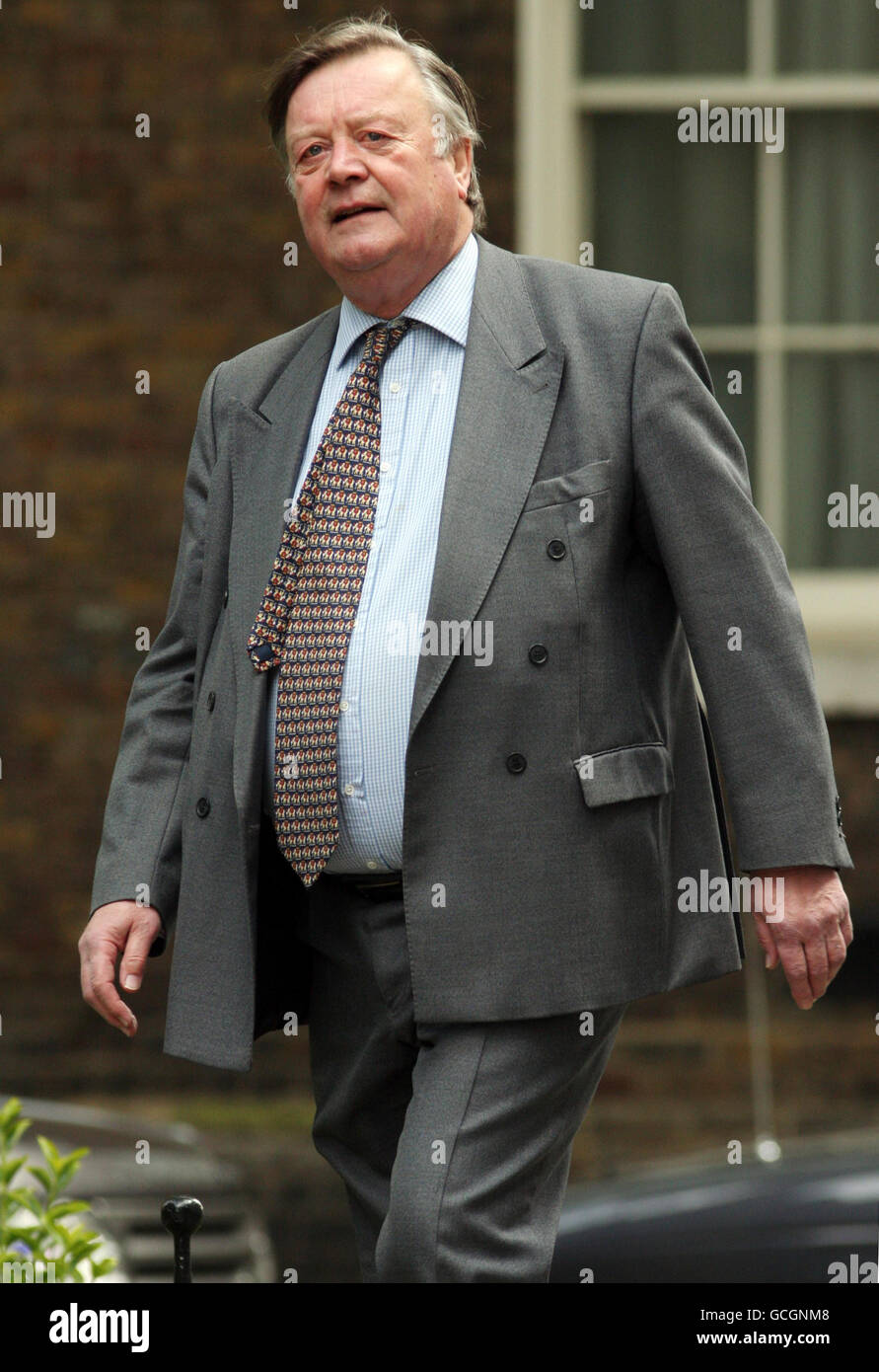 Kenneth clarke arrives 10 downing street in central london hi-res stock photography and images ...