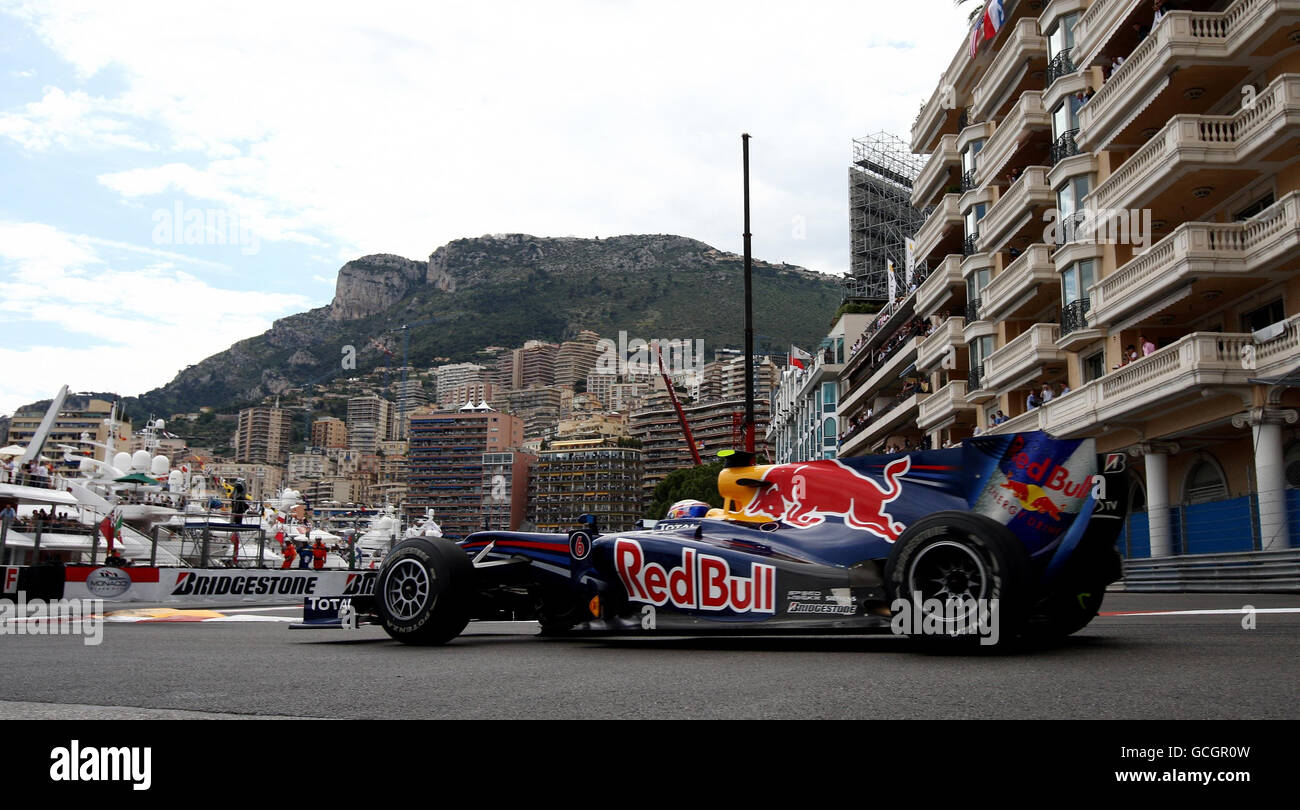 Red bulls mark webber monaco grand prix circuit de monaco hi-res stock ...