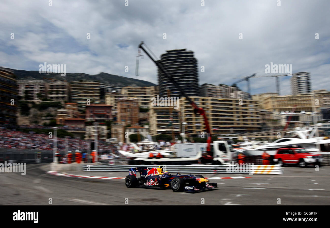 Red bulls mark webber monaco grand prix circuit de monaco hi-res stock ...