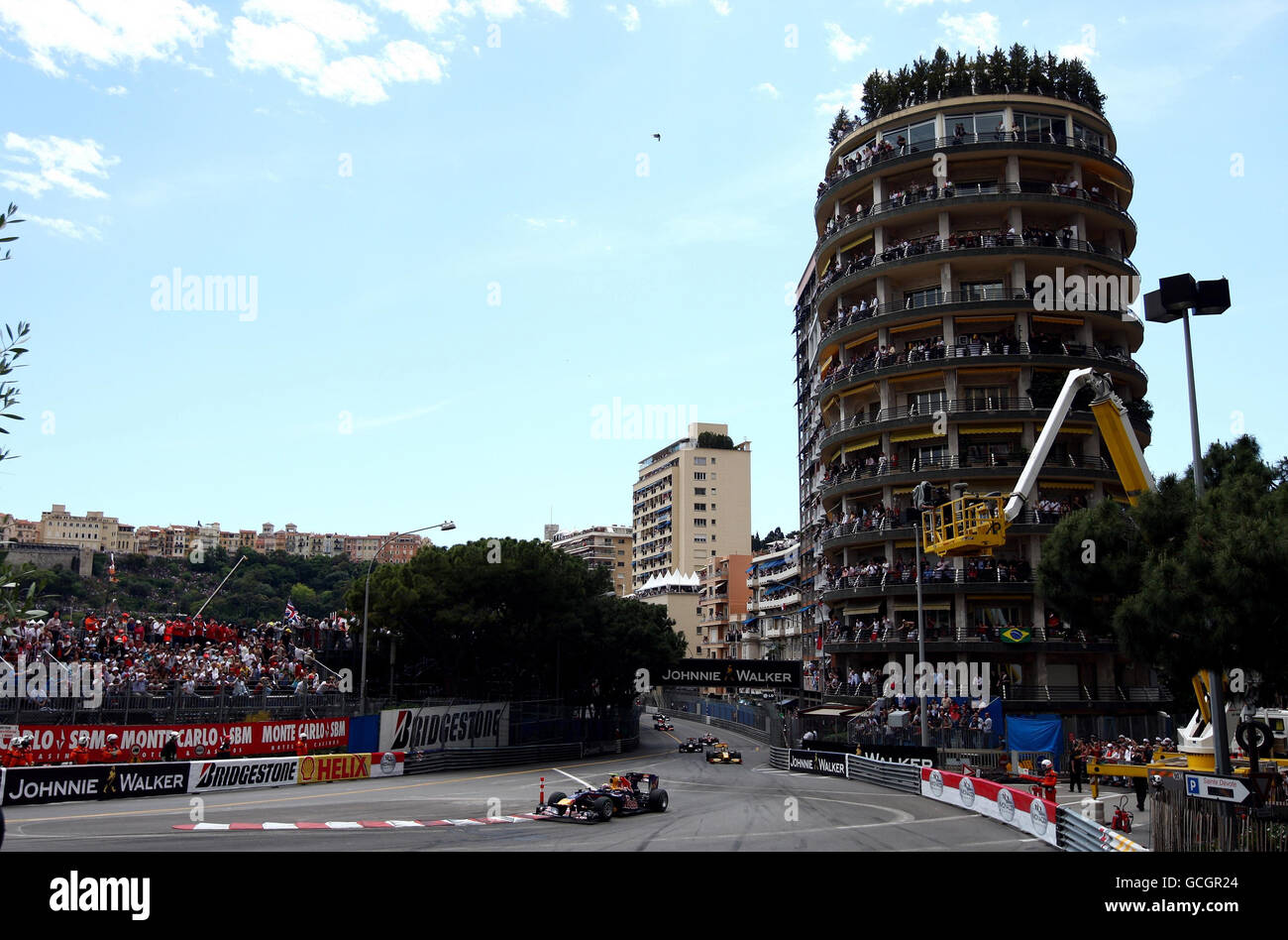Red bulls mark webber monaco grand prix circuit de monaco hi-res stock ...